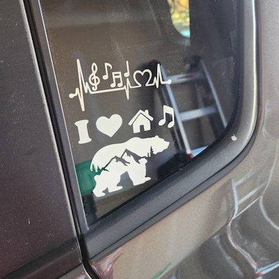 Music Notes Heartbeat Decal Marching Band Sticker for Car Window - Etsy