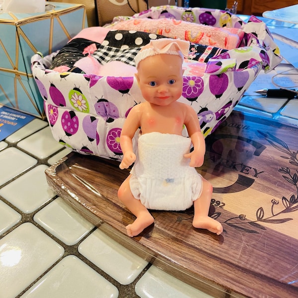 Mini Diapers for Reborn Mini Ooak Silicone Baby Doll 7-12" Micro ...
