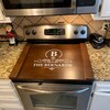 Monogram Custom Family Last Name Noodleboard - Personalized Stove Cook ...