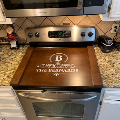 Monogram Custom Family Last Name Noodleboard Personalized Stove Cook ...
