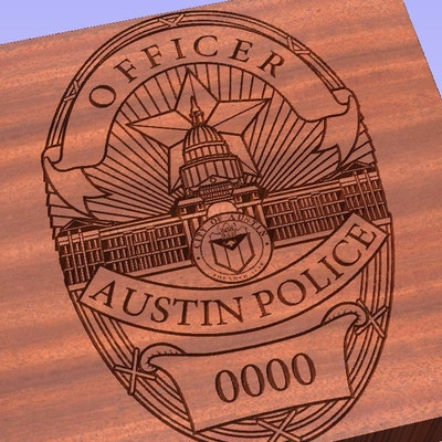 Austin Police Badge SVG - Etsy