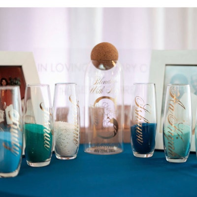 Unity Sand Ceremony Set, Unity Wedding Kit, Rustic Unity Set, Mason Jar ...