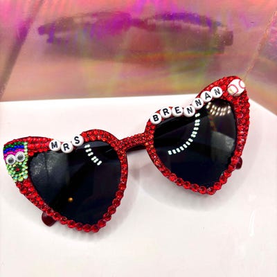 BEDAZZLED BIRTHDAY GLASSES 30 Flirty and Thriving - Etsy