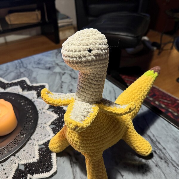 Bananasaurus Dinosaur NO SEW Crochet Pattern - Etsy