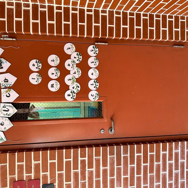 Eucalyptus and Gold Banner | Bunting | Bulletin Board | Botanical ...