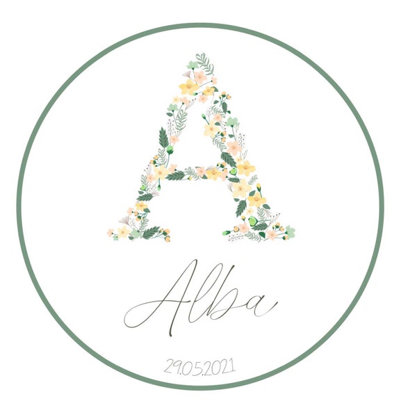 Floral Alphabet Clipart,letters Clipart,flowers Clipart,spring Clipart ...