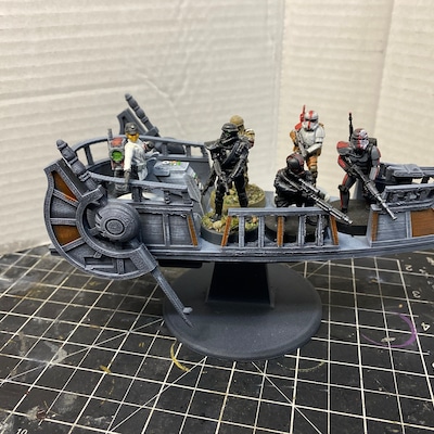 Dnd Sci-fi Pirate Skiff Star Wars Legion Alien Rebels Tabletop Scatter ...