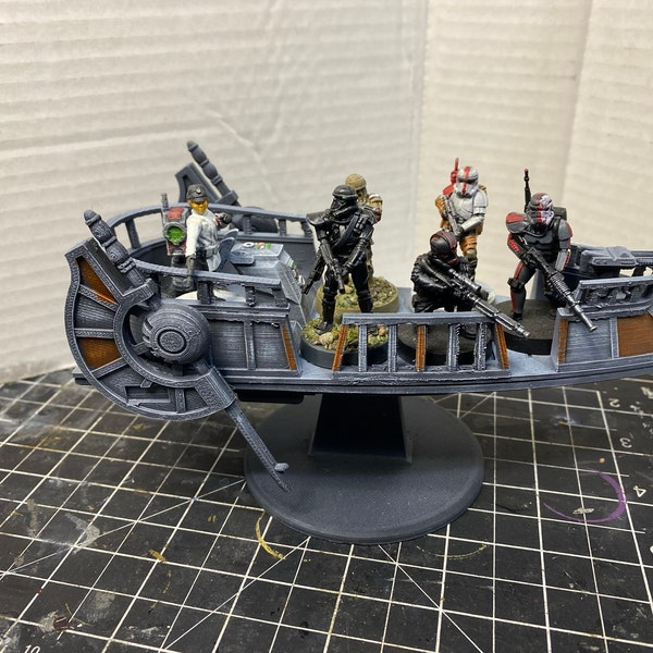 Dnd Sci-fi Pirate Skiff Star Wars Legion Spacecraft Spaceship Alien ...