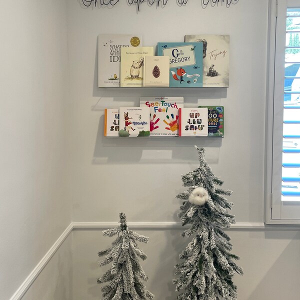 Once Upon a Time Sign Nursery Wall Art, Woodland Nursery Wall Decor ...