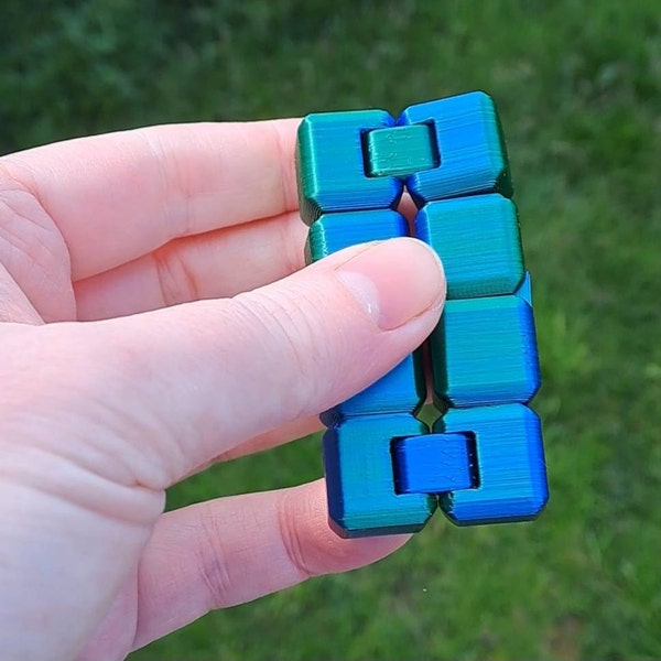 Fidget Cube, Infinity Cube, Stress Reliever, Sensory Toy, Fiddle Cube ...