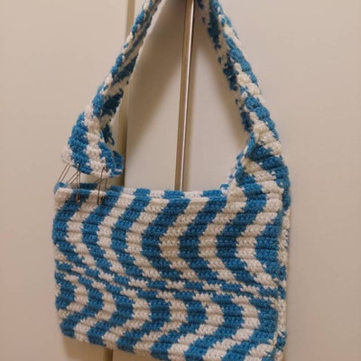 Wavy Psychedelic Tote Bag Crochet Pattern - Etsy