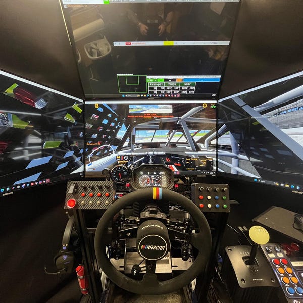 Button Box Sim Racing Console, 22 Functions, Ignition Lever and Start ...