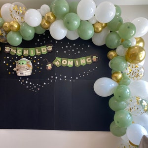 Baby Alien Baby Shower Banner the Child is Coming Banner the Child Baby ...