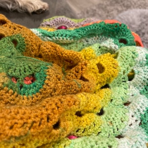 Virus Blanket Crochet Pattern, Original Virus Blanket PDF, Virus Afghan ...