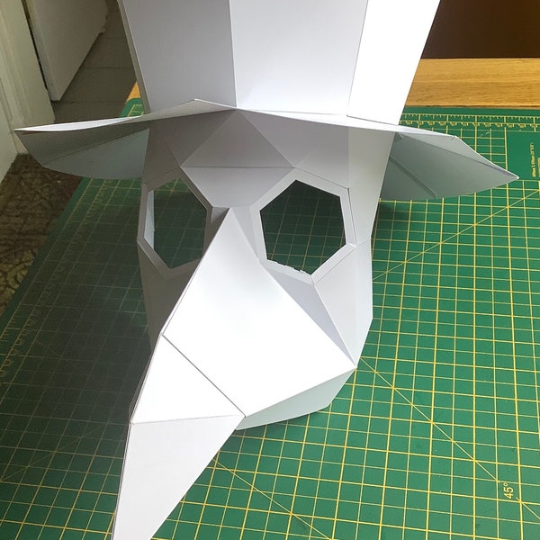 Plague Doctor Mask With Hat - DIY 3d Paper Craft, Digital Pattern in ...