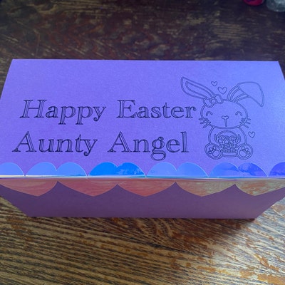 Box Template. 4x4x4 Box Made From 12x12 Cardstock. Gift Box. Diy Box ...