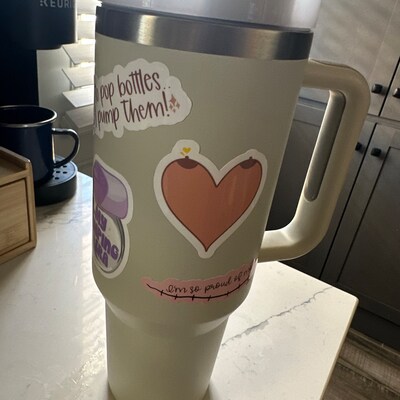 Breastfeeding Rainbow Sticker Every Drop Counts Organic Rainbow ...