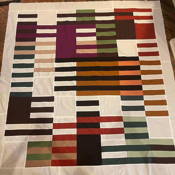 Funhouse Jelly Roll Quilt Pattern PDF Download - Unique Quilt Pattern for Intermediate Quilter ...