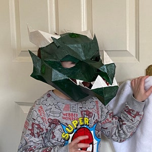 BLAST Mask Easy Low-poly Polygon Mask PDF Download | Etsy