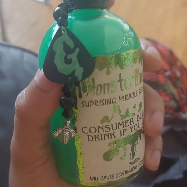 Goosebumps Themed Monster Blood Bottle - Etsy