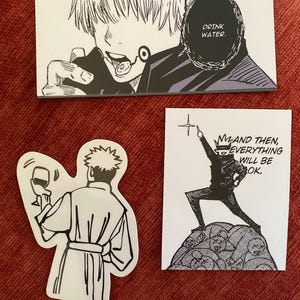 Higuruma Hiromi Bathtub Manga Panel Sticker Jujutsu Kaisen - Etsy
