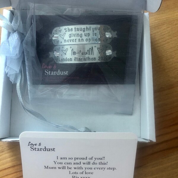 Personalised Trainer Tags, Fully Customised Gift for a Runner, Design ...