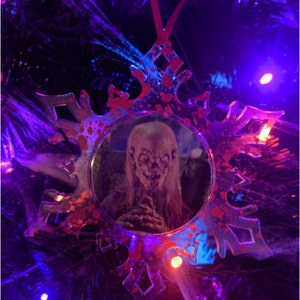 Horror Christmas Snowflake Ornament Tales From the Crypt Cryptkeeper ...