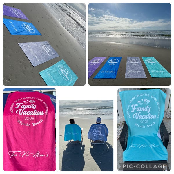 Personalized Rainbow Sun Beach Towel, Kid's Towels With Sun, Sun Beach ...