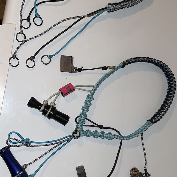Game Call Lanyard - Duck Call Lanyard - Paracord - You Pick Colors! - Etsy