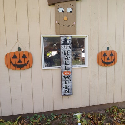 Fall Decor Happy Autumn Fall Porch Sign Home Decor - Etsy