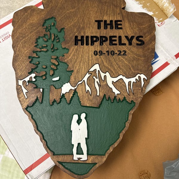 US Forest Service Wood Carved Sign - Etsy