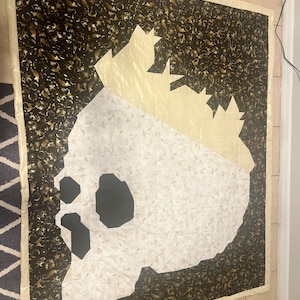 Patchwork Monstera Quilt Pattern PDF Download - Etsy