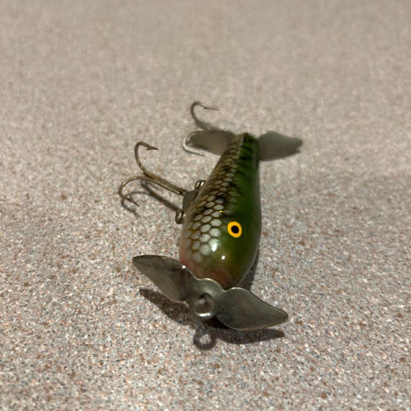 Vintage Cisco Kid Injured Cisco Topper Topwater Minnow Fishing Lure ...
