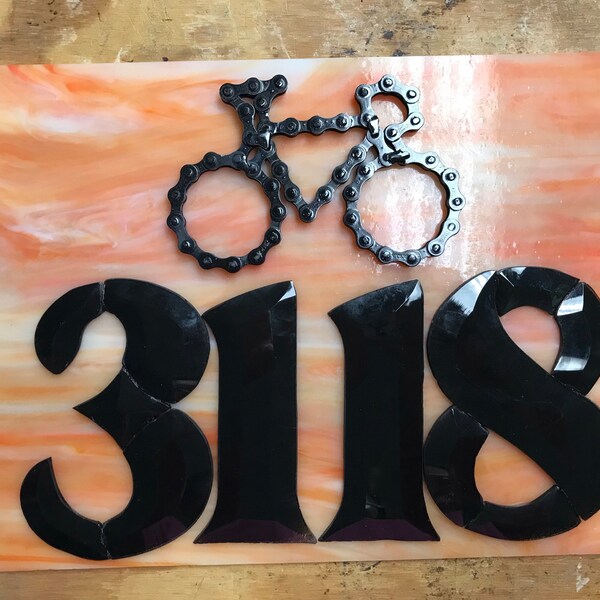 Upcycled Bike Chain: Cross Sculpture Desk/wall Art - Etsy
