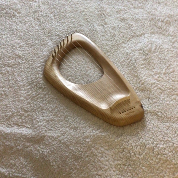 Lyre Harp, Pentatonic 7 String Musical Instrument, Ash Wood ...