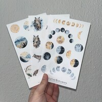 Vintage Meer Sticker Set Aufkleber Maritim Journal Sticker Sticker ...