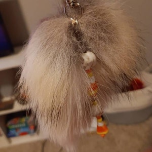 Custom Beaded Tail Keychain for Therians, Furries, Cosplay, Alternative ...