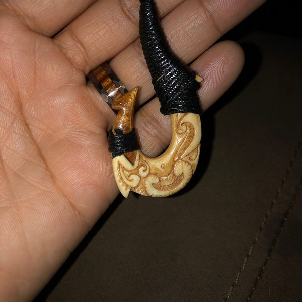 Maori Matau, Hawaiian Makau. Polynesian Tribal Fishing Maui Hook ...