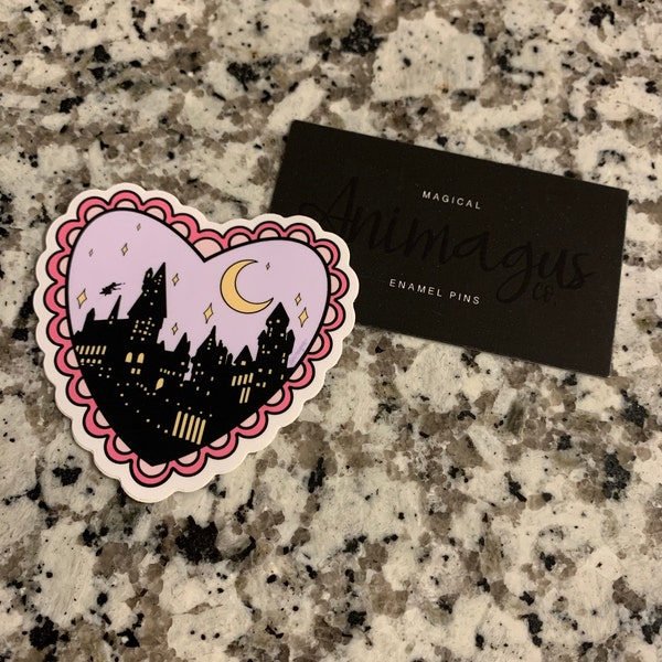 Dreamy Magical Castle Sticker - Etsy