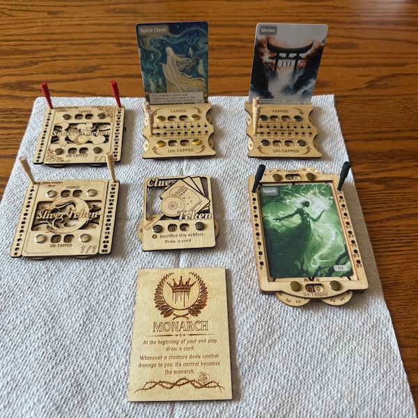 Dual 0-99 MTG Goblin Token Counter Mtg Wood Proxy Count Tapped ...