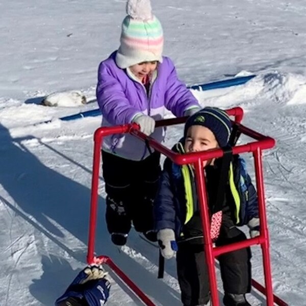 Whiz Kid Ice Skating Trainer With Harness for 2 to 6 Year Olds. Watch ...