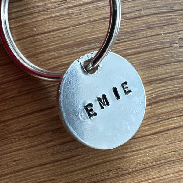 Dog ID Tag With Birthstone Crystal for Dogs or Cat, Personalized Custom ...