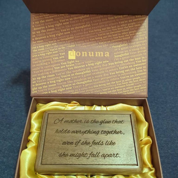 Custom Melody Music Box / Personalized Music Box With a Custom Metal ...