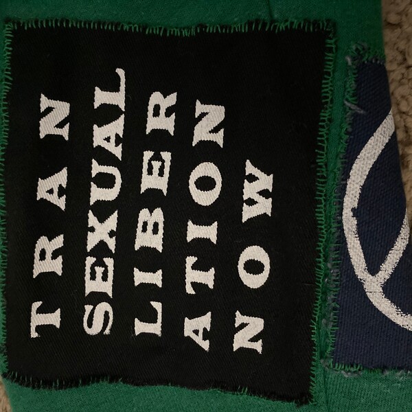 ANARCHY WILDFLOWER Patch Eco Punk Sew on Patch - Etsy