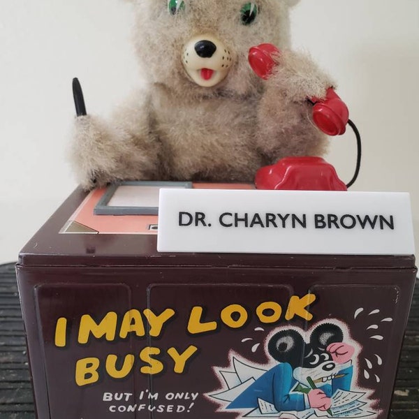 Custom Name Tag With Logo - Etsy