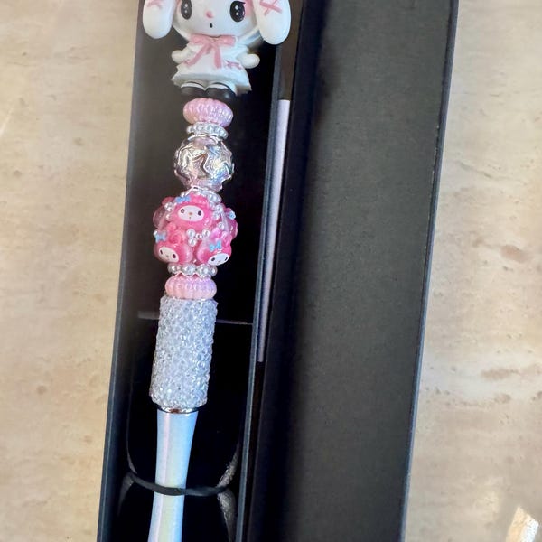 DEMON SLAYER Fancy PEN | Cute Custom Beaded Pens | Fun Gift | Office ...