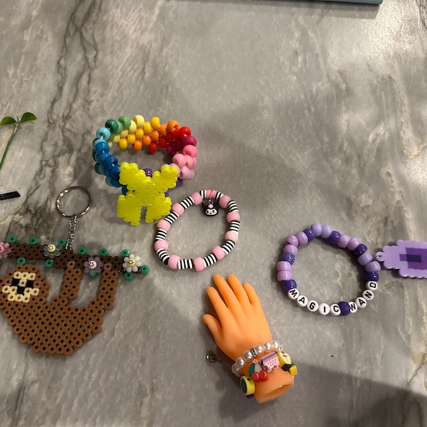 Mario Kart Inspired Huge CUSTOM 3D Rotating Kandi Cuff Bracelets With ...