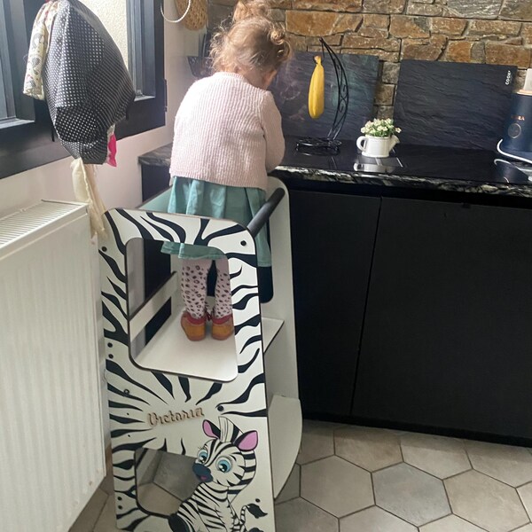 Kitchen Helper Tower Montessori Furniture Dannyfunny Learning Tower ...