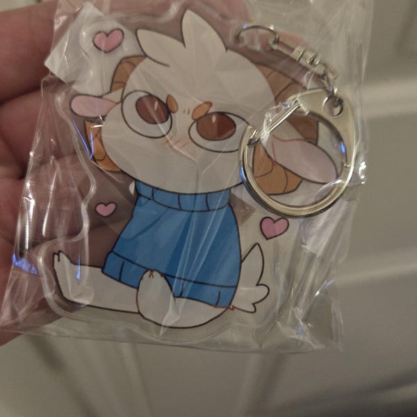 Lute Hazbin Hotel Keychain Cute Chibi Lute Charm - Etsy