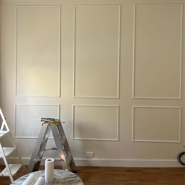 Wall Molding Package Ready to Assemble, Pre-cut Factory Primed, Nested ...